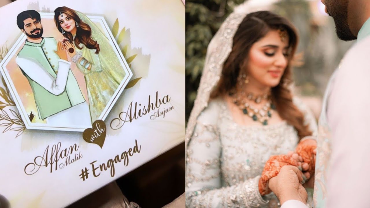 TikToker Alishba Anjum and Affan Malik engagement | Jannat Mirza Sister ...