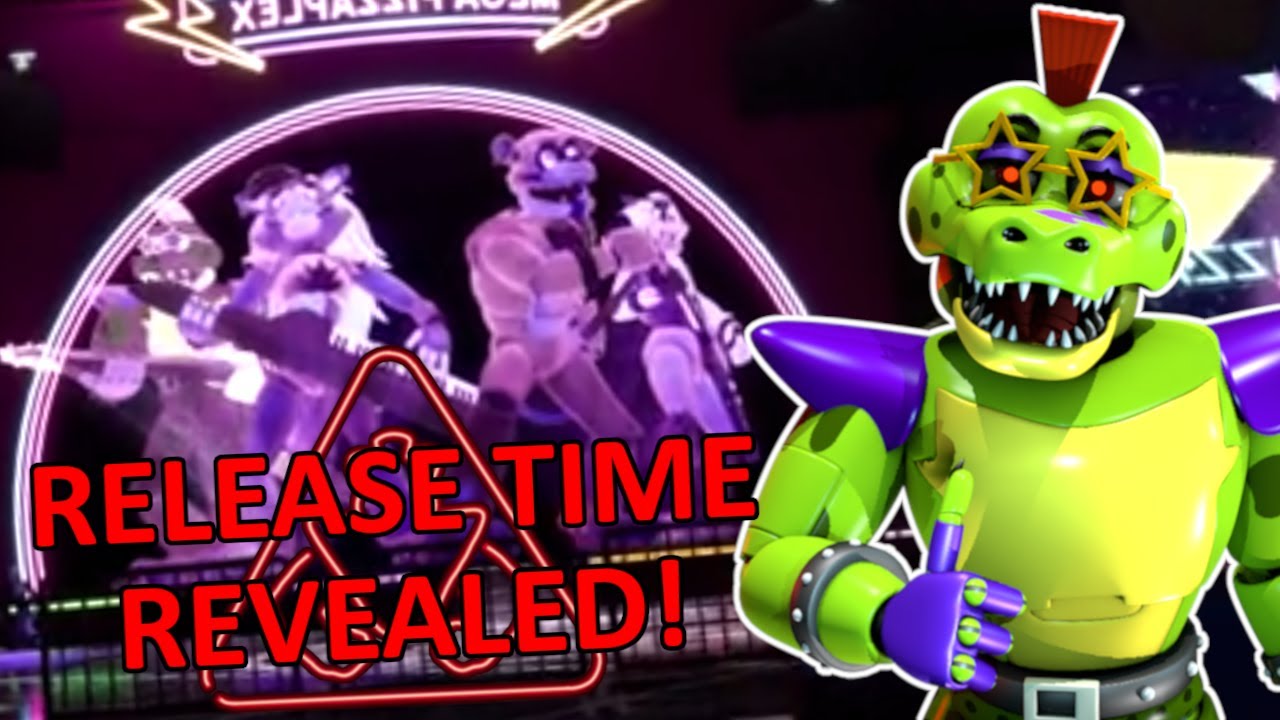 FNaF Security Breach MORE GAMEPLAY FOOTAGE & Release Time REVEALED ...