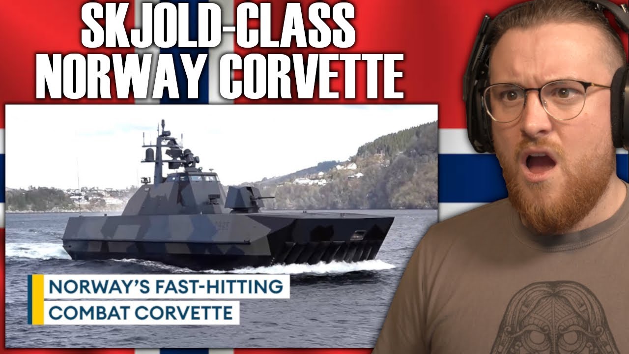 Royal Marine Reacts To Norway's camouflaged Skjold-class corvette ...