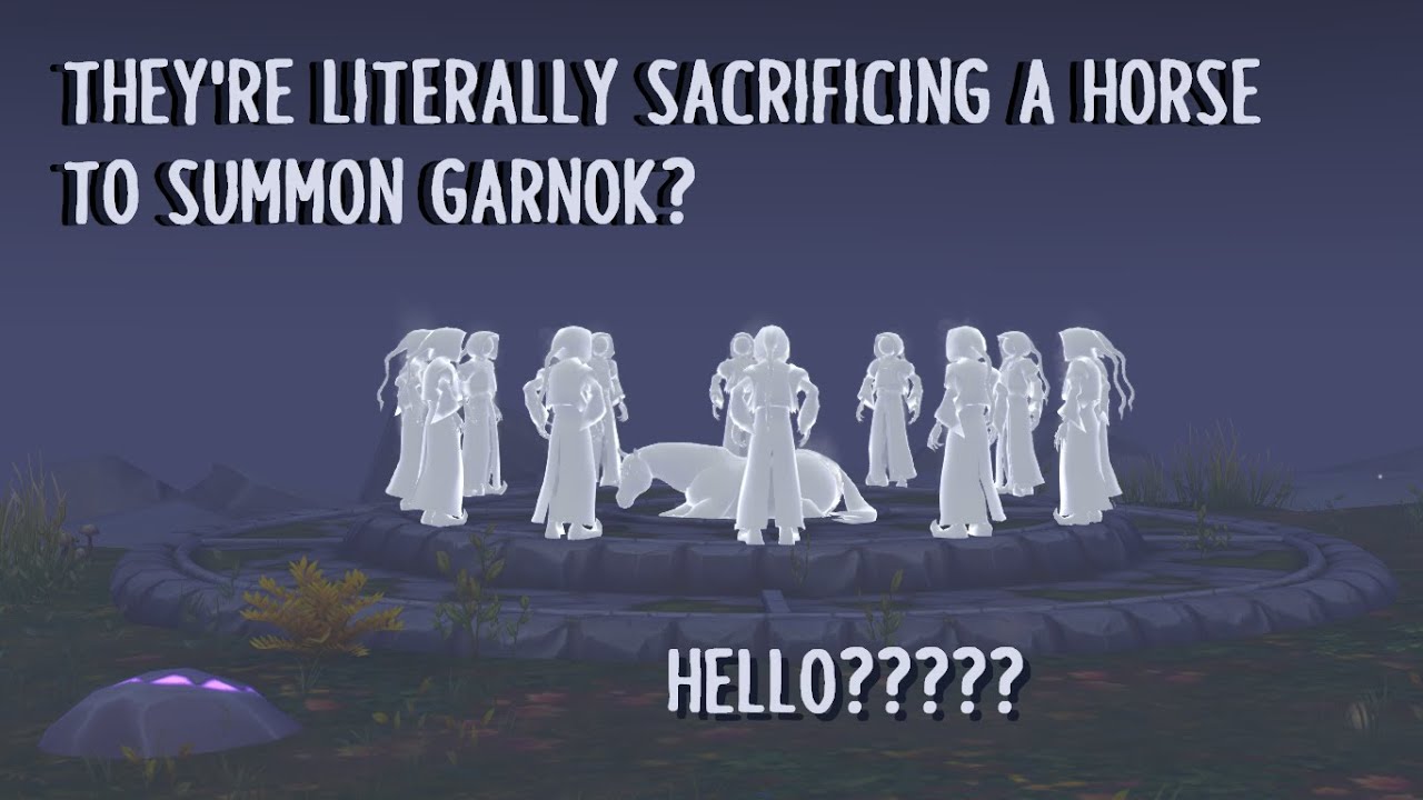 So are we just gonna ignore the Garnok Ritual? [Star Stable Online ...