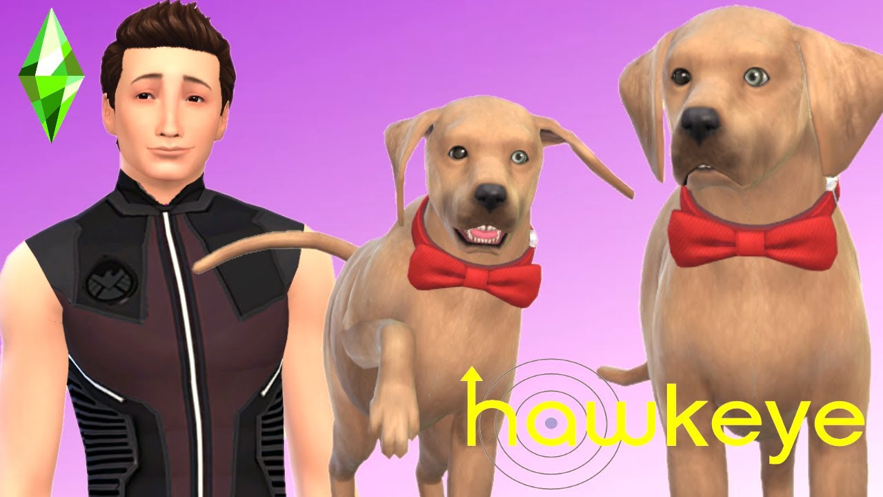 Lucky The Pizza Dog [Marvel's Hawkeye] : Create a Sim I Sims 4 - YouTube