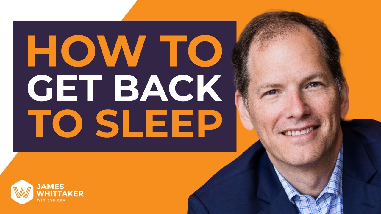 How to Get Back To Sleep Fast | Dr Michael Breus (The Sleep Doctor) on ...