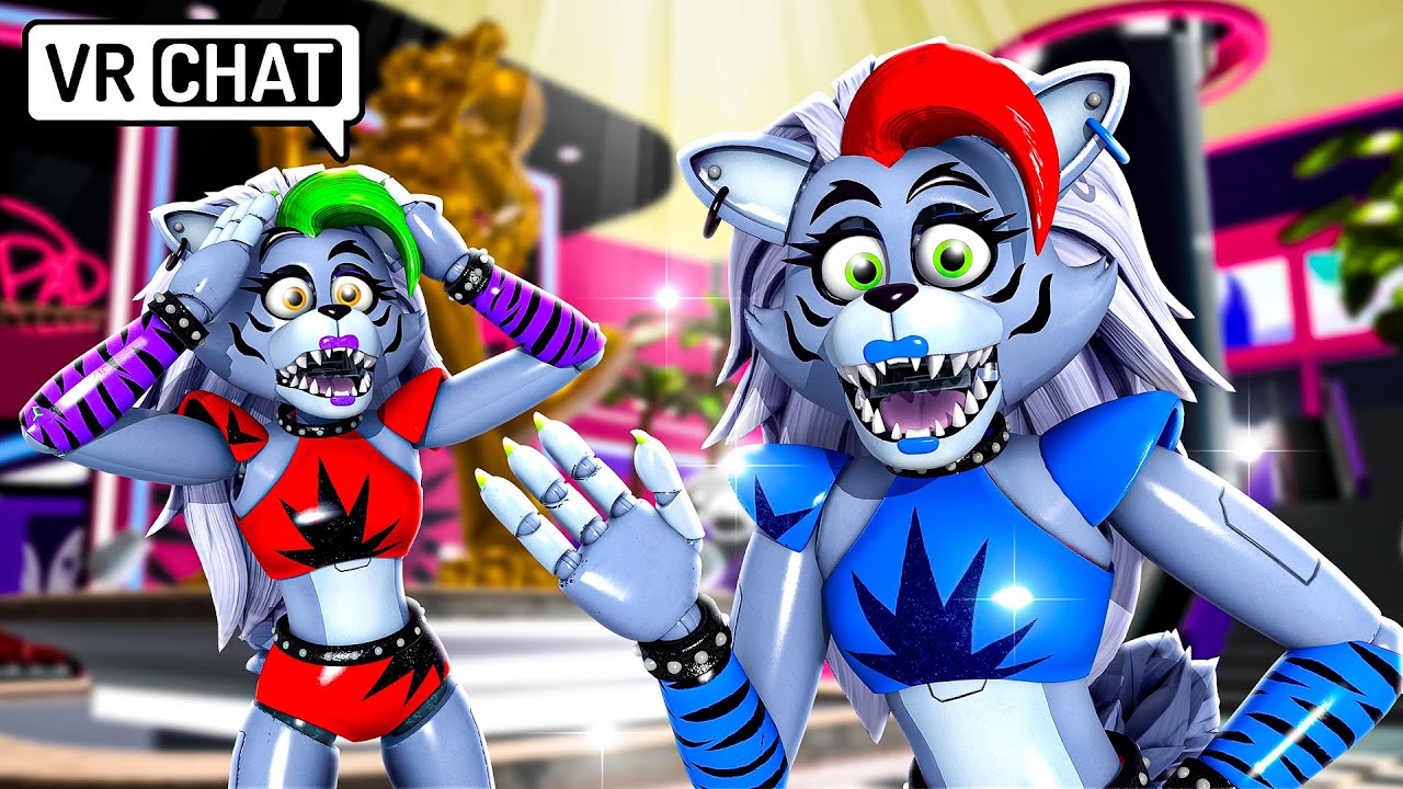 Roxanne Wolf has a TWIN SISTER?! in VRCHAT - YouTube