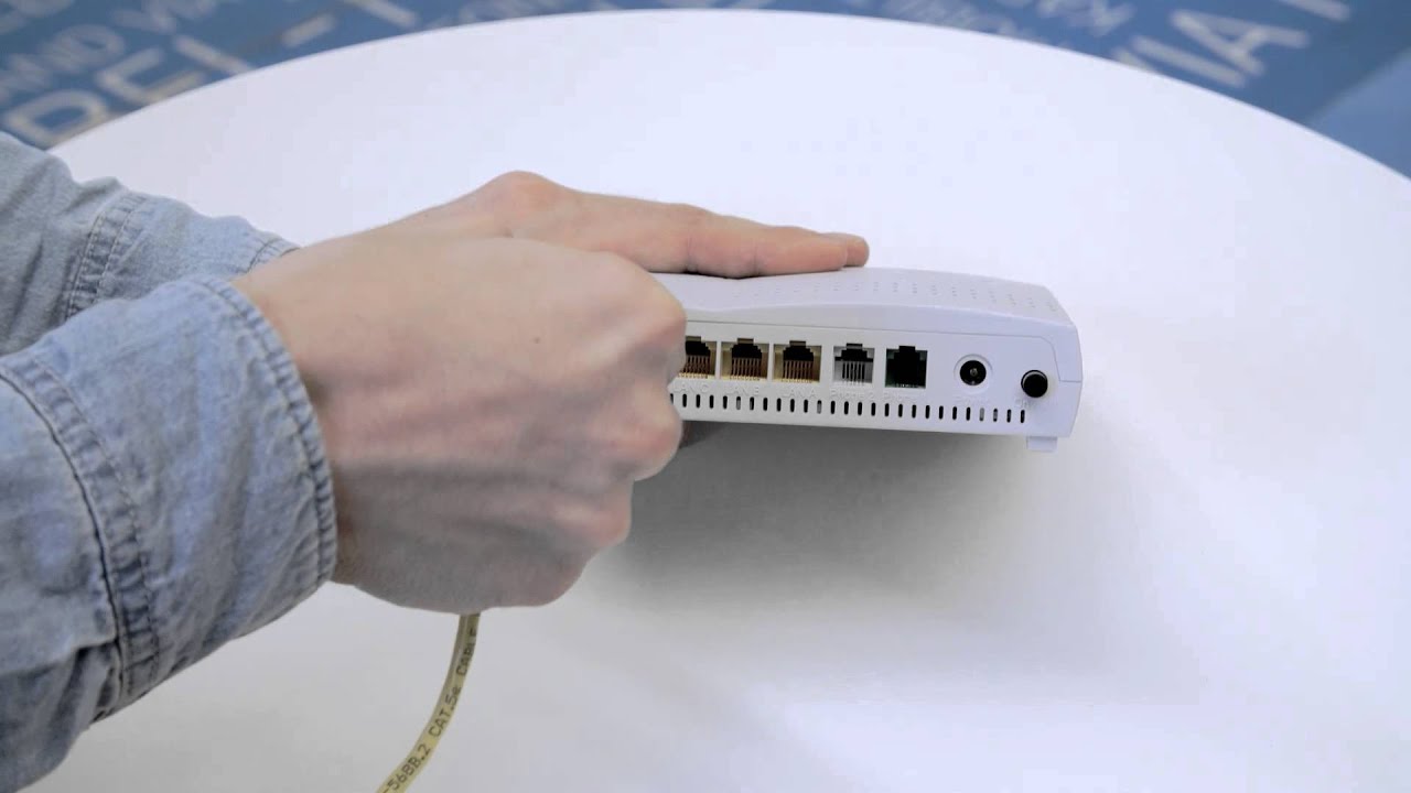 Bredband via fibernätet (Tilgin HG-2332) - YouTube