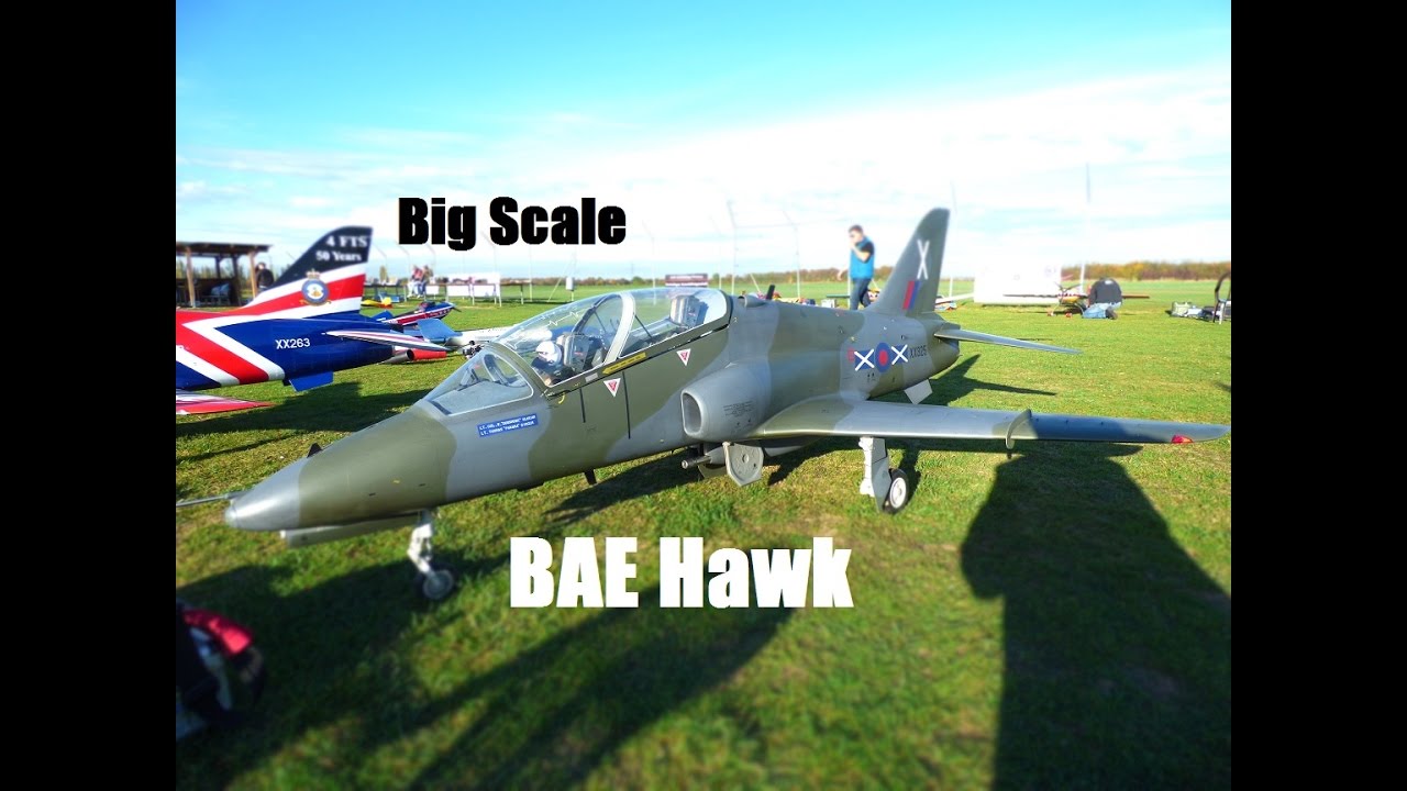 Bae Hawk big scale Rc turbine Jet from Carf - YouTube
