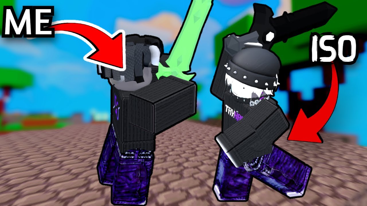 I Did IsoPlays CHALLENGE In Roblox Bedwars - YouTube