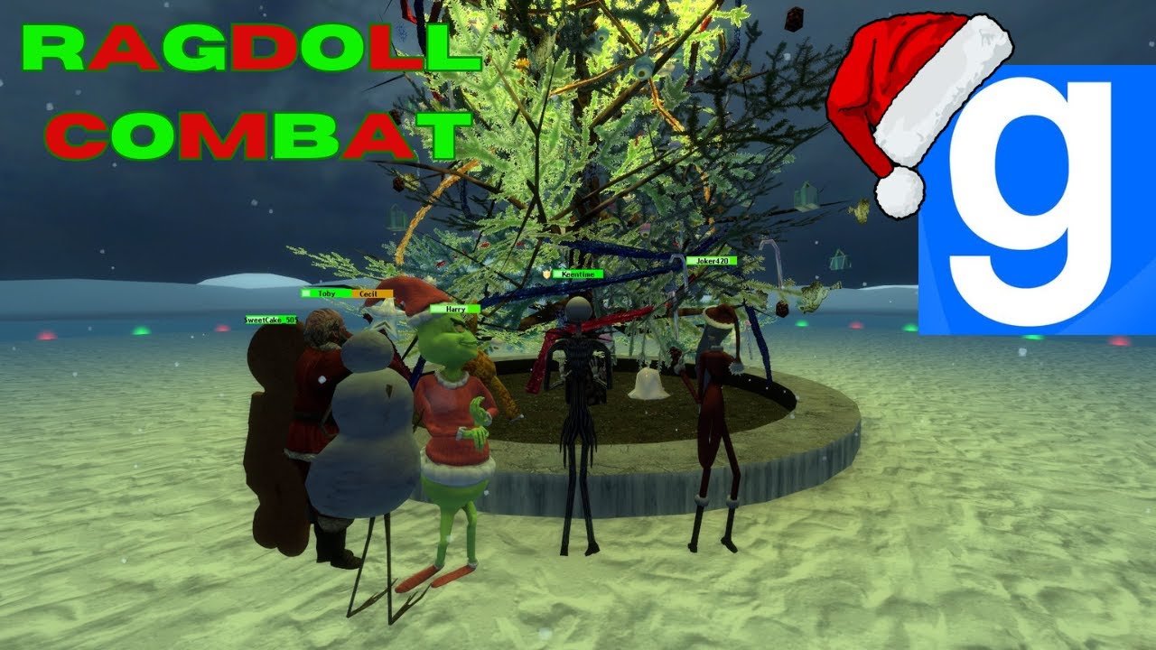 Gmod Ragdoll Combat - Christmas Edition |Funny Moments| - YouTube
