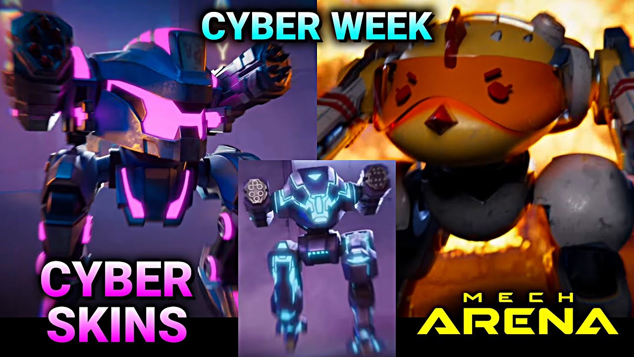 New Skins - Cyber Week Event - Mech Arena Robot Showdown - YouTube