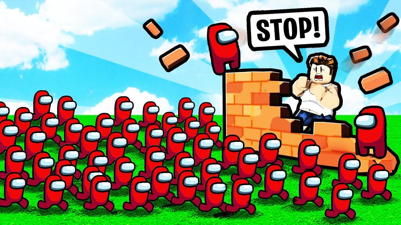 CAN I SURVIVE THE IMPOSTER ARMY in Build To Survive - YouTube