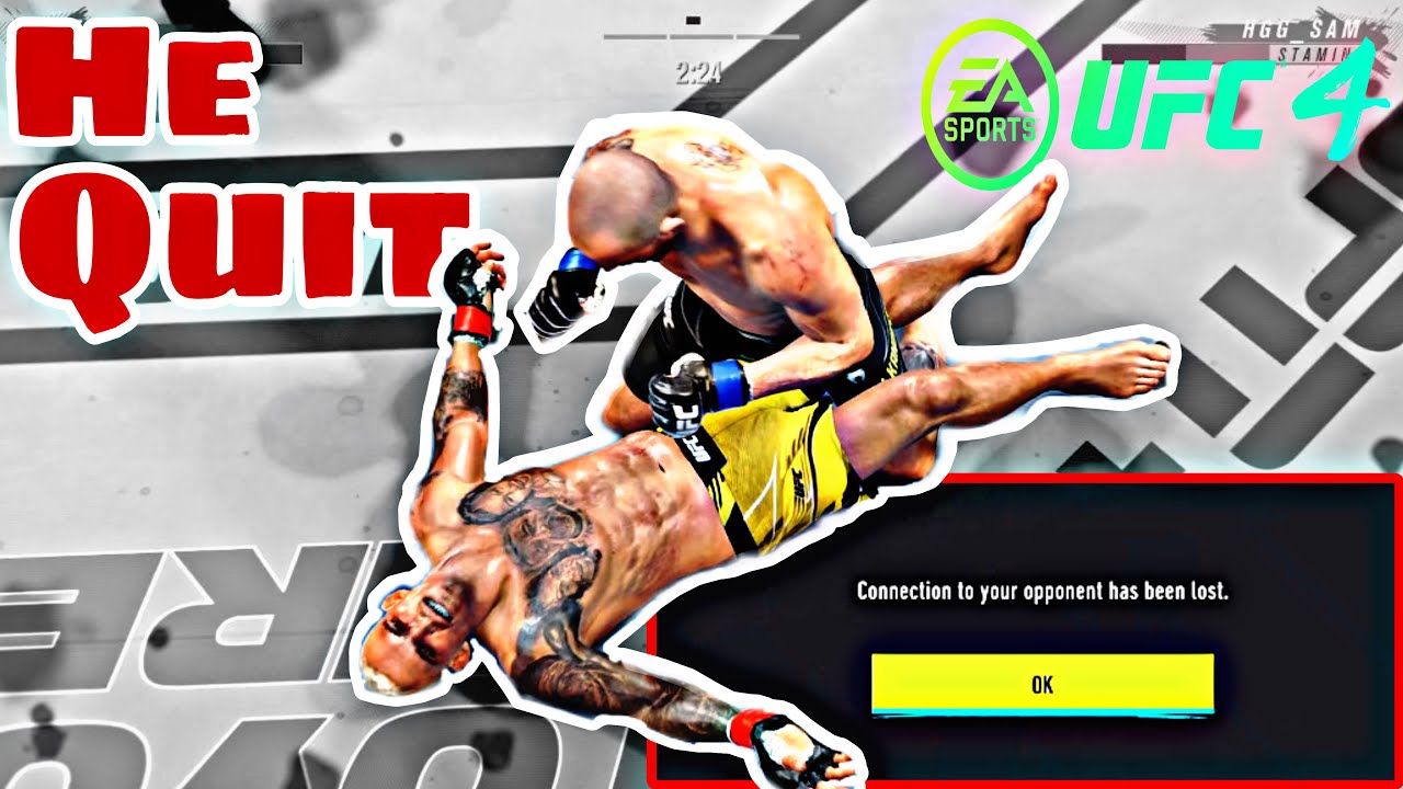 MADE EM RAGE QUIT | UFC 4 - YouTube