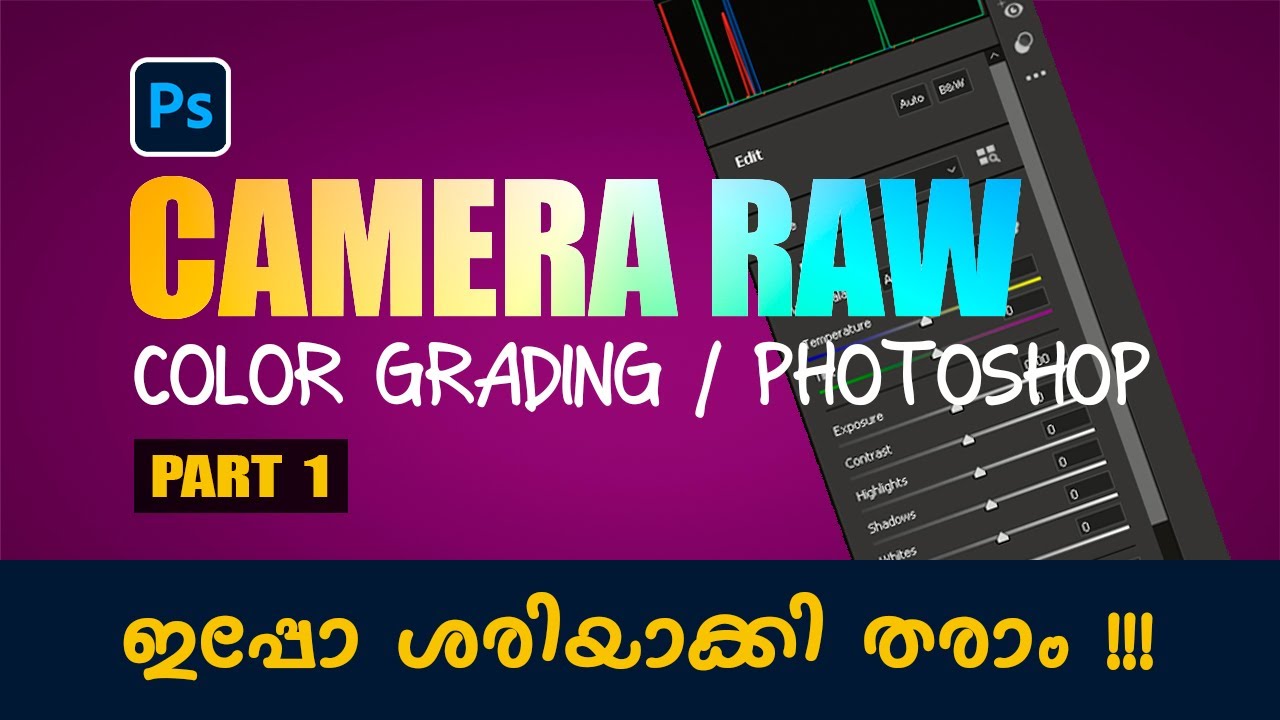 How to Color Grade in Photoshop /Camera Raw Color Grading Tutorial ...