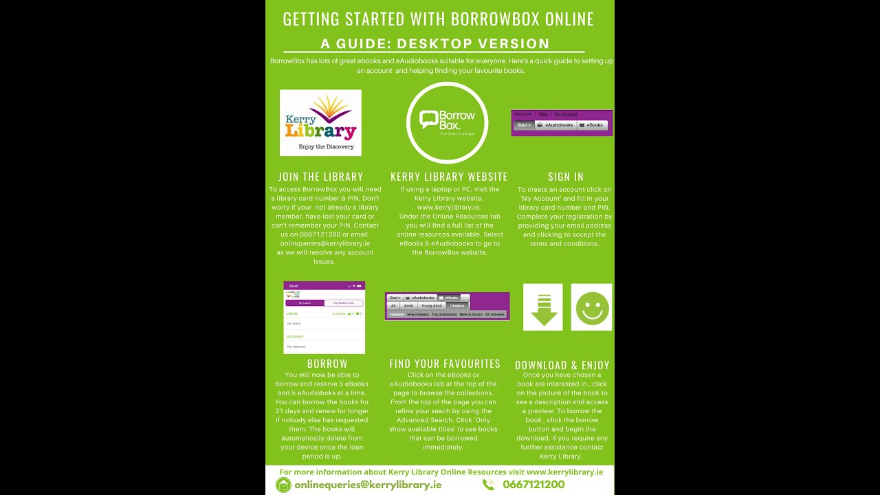 BorrowBox: Getting Started with Kerry Library - YouTube
