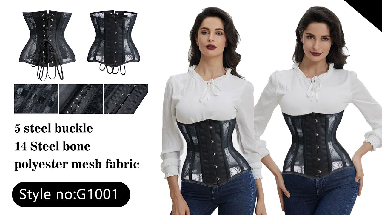 Crazsweat Women's Corset 14 Steel Boned 28CM Waist Trainer Manufacturer ...