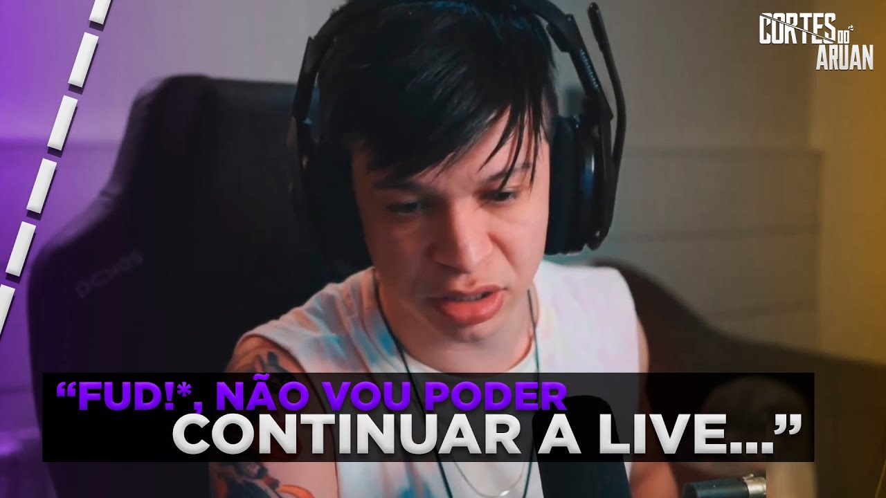 ARUAN RECEBE EMAIL E FECHA A LIVE - Cortes do Aruan - YouTube