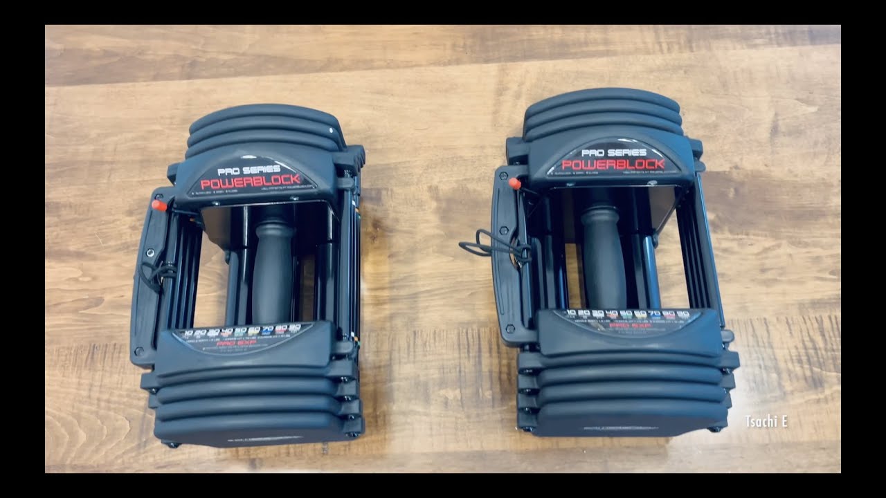 PowerBlock - Pro Series - Adjustable Dumbbells - Unboxing - YouTube