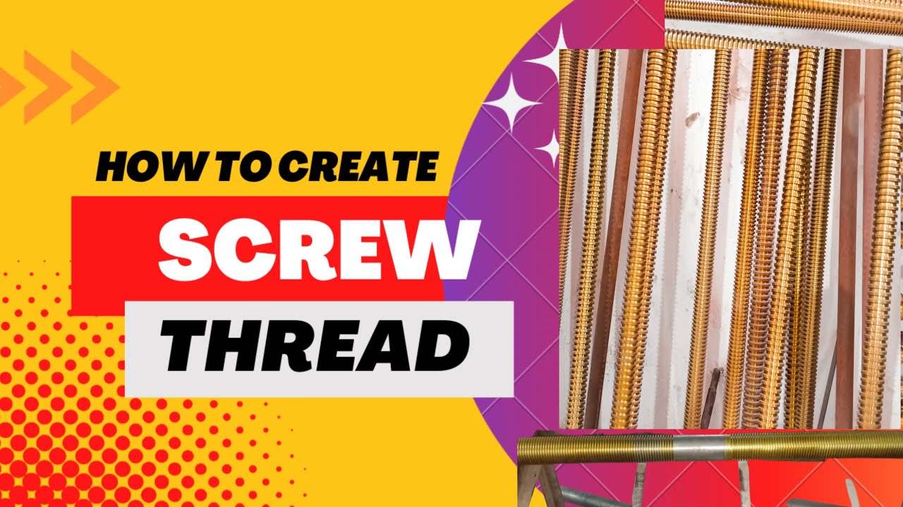 Single point threading | Single point thread cutting | thread kese ...