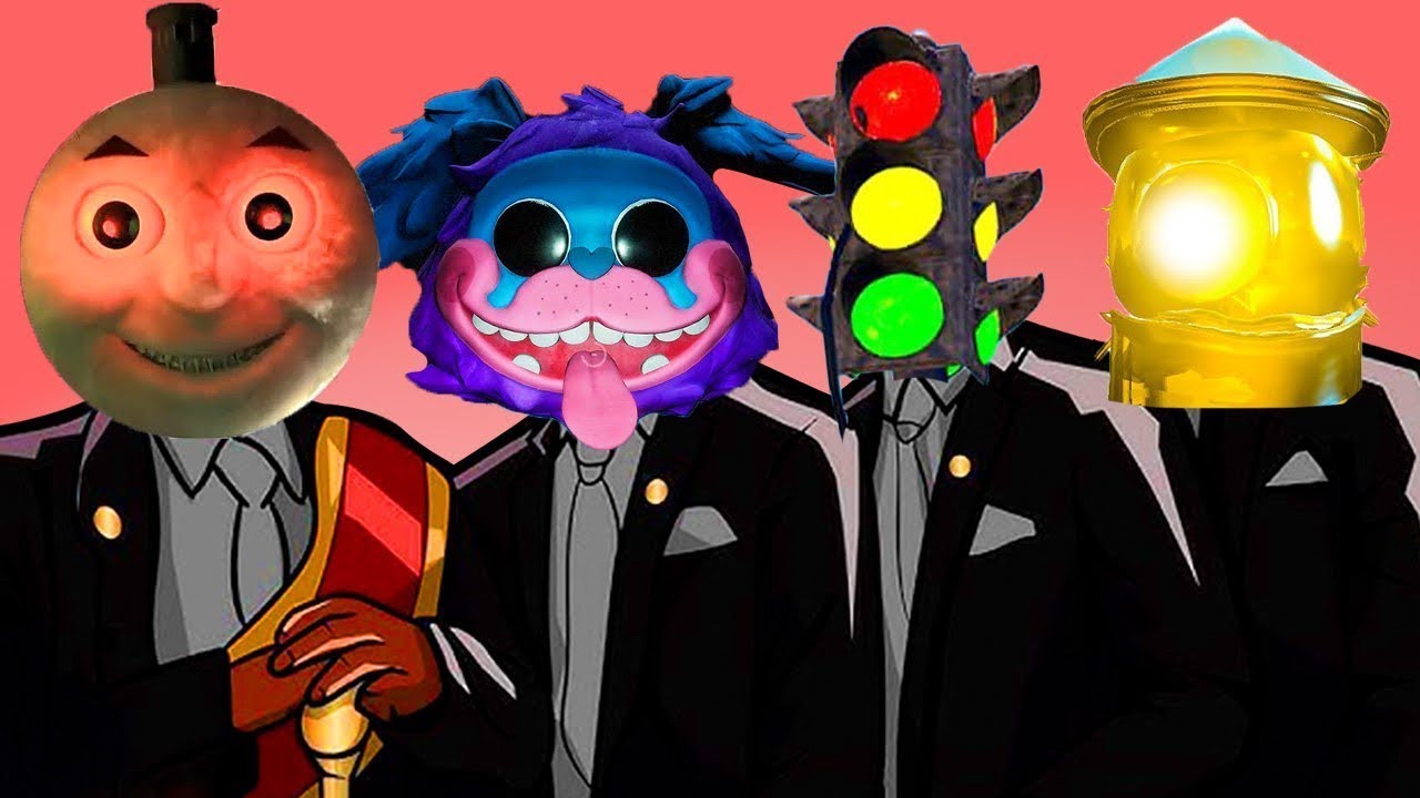 PJ Pug-A-Pillar & Tripod Monster & House Head & Creepy Thomas the train ...