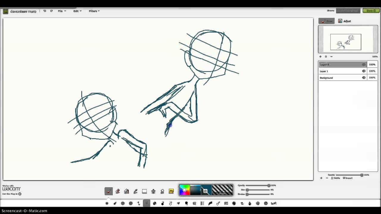 anime girl drawing from scratch part 1 - YouTube