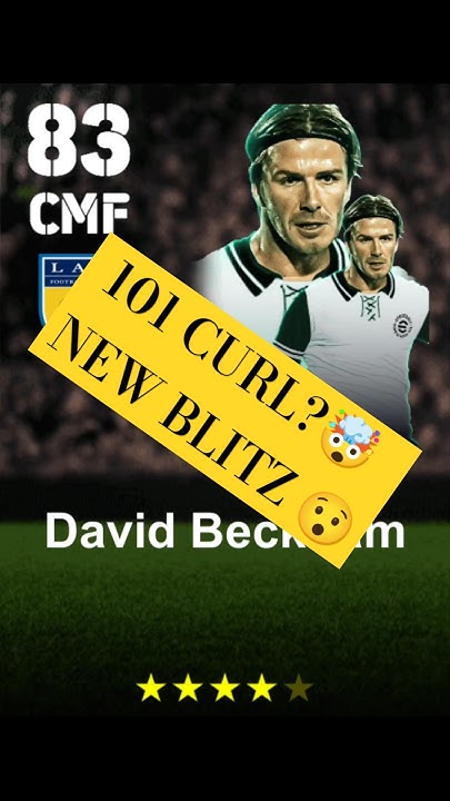 BECKHAM 101 CURL #efootball #konami #fifa #howtogeticonicinpesmobile #football #pes #pesmobile ...