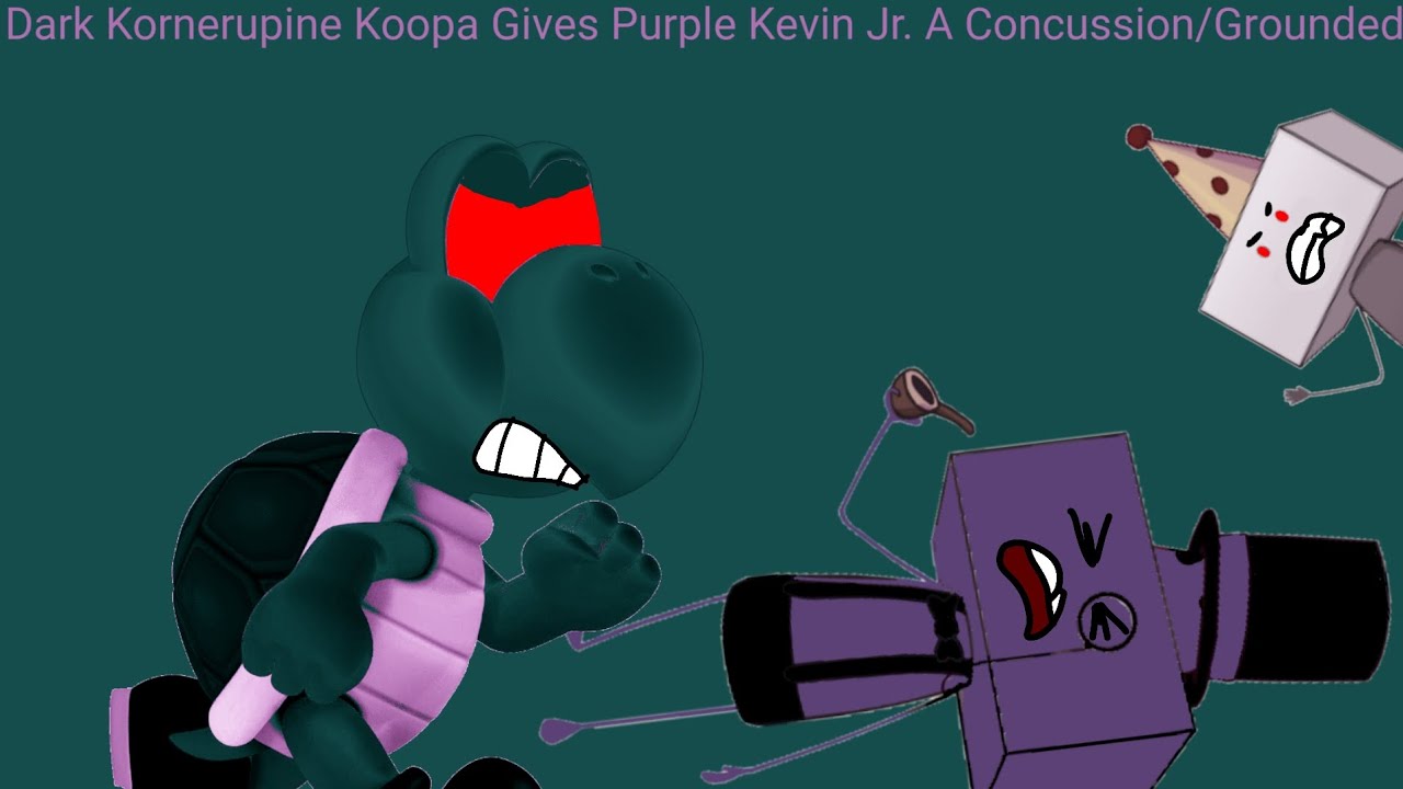 Dark Kornerupine Koopa Gives Purple Kevin Jr. A Concussion/Grounded ...