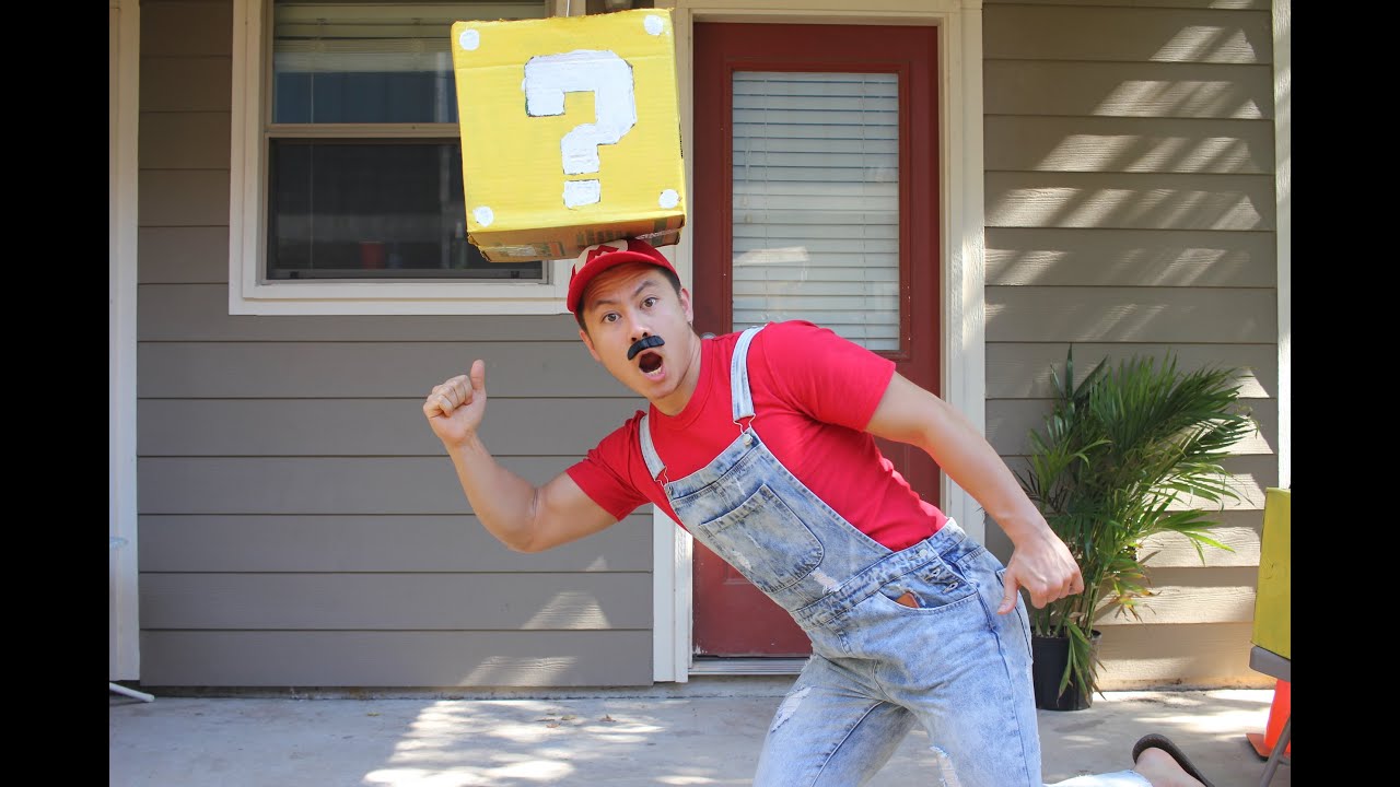 Cheap DIY Mario Costume for Halloween - YouTube