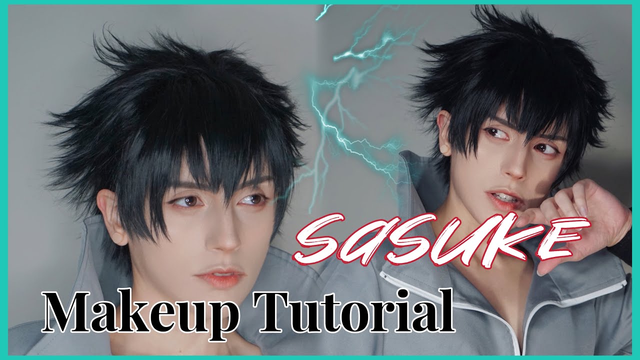 Sasuke Cosplay | Makeup Tutorial and Transformation 🍜 Naruto Shippuden ...