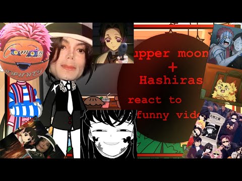uppermoon + hashiras] react to😂 funny TikTok kny 😂✨