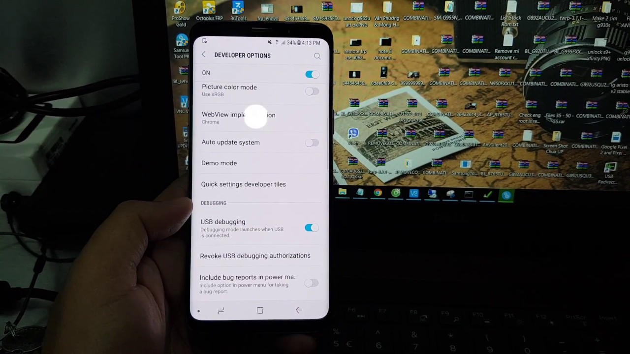 How to Enable Turn On USB debugging Samsung Galaxy S8 S9 Note 8 Note 9 ...