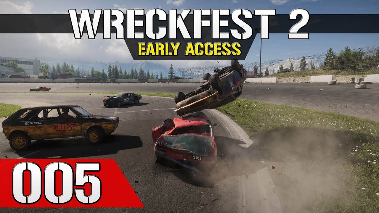 Let's Play Wreckfest 2 (EA) #005 - Speedway Race, Speedway Derby ...