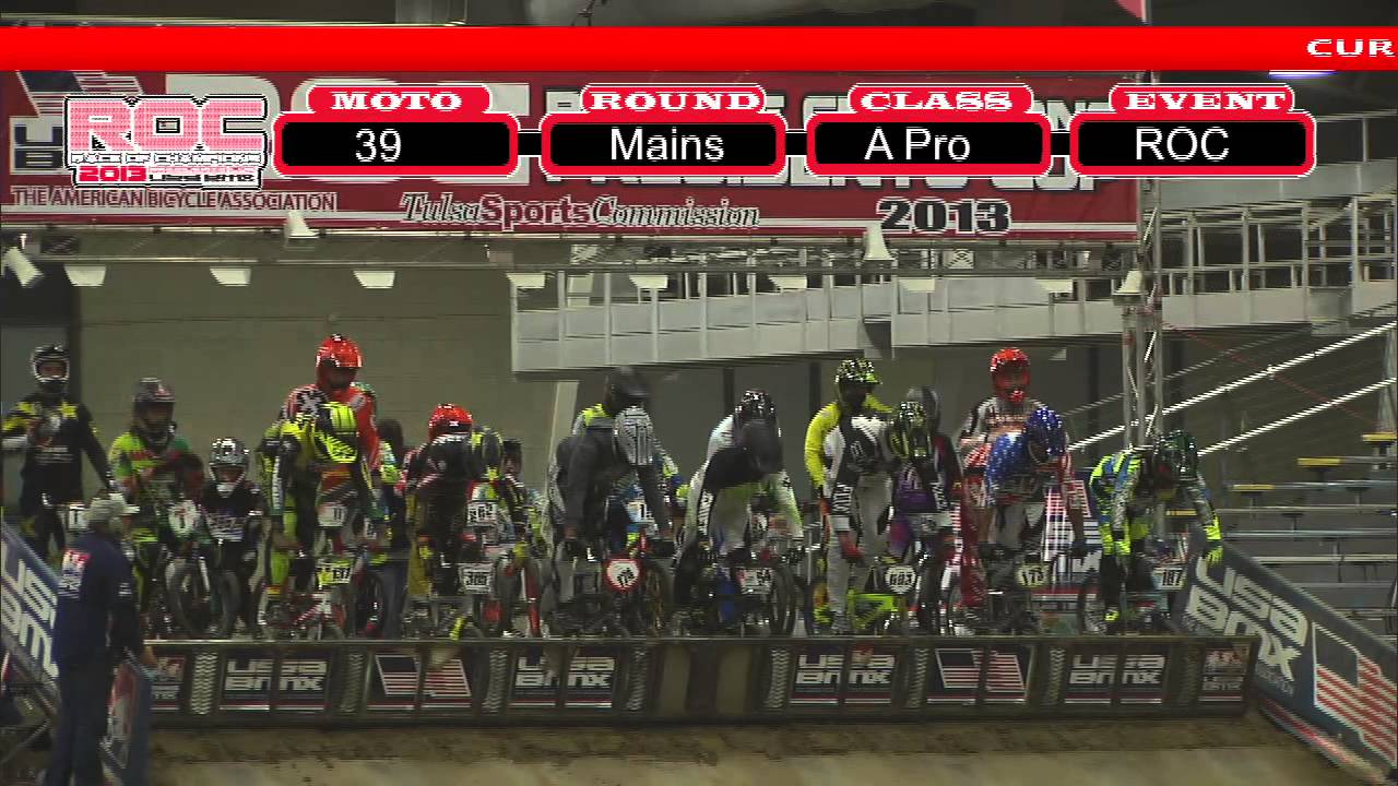 2013 USA BMX Race of Champions - A Pro Main 2 - YouTube