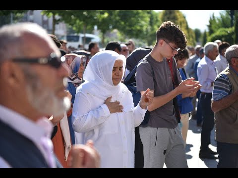 BAŞKAN AŞGIN HACI ADAYLARINI UĞURLADI