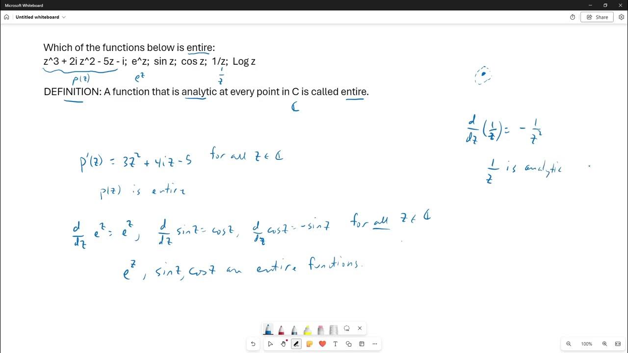 Entire Functions - YouTube