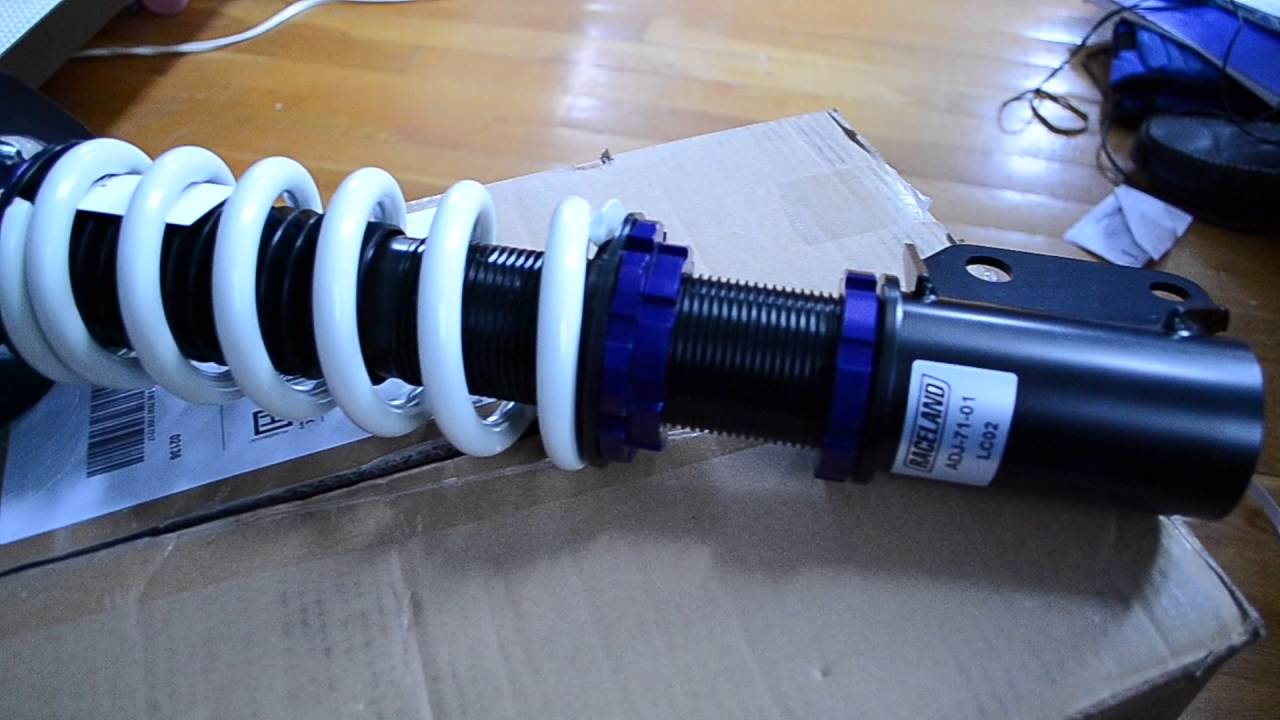 WRX Raceland coilover unboxing! - YouTube