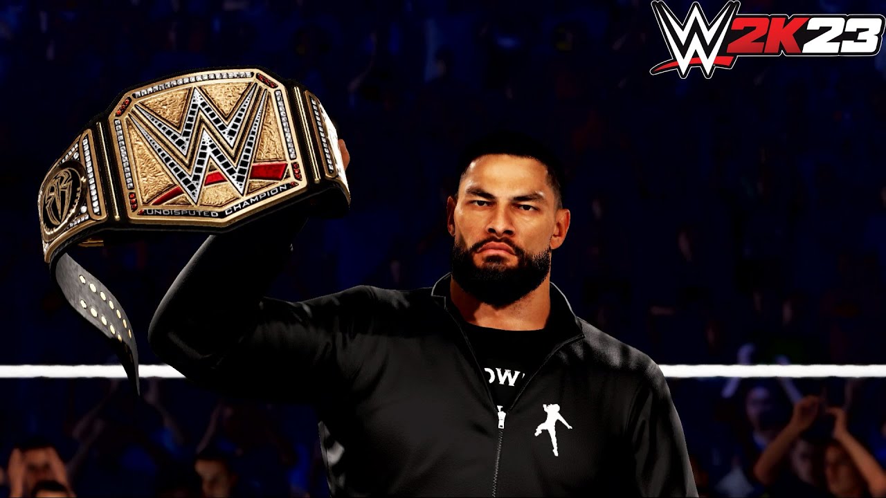 WWE 2K23 Roman Reigns Promo Attire Mod with New Undisputed Universal ...