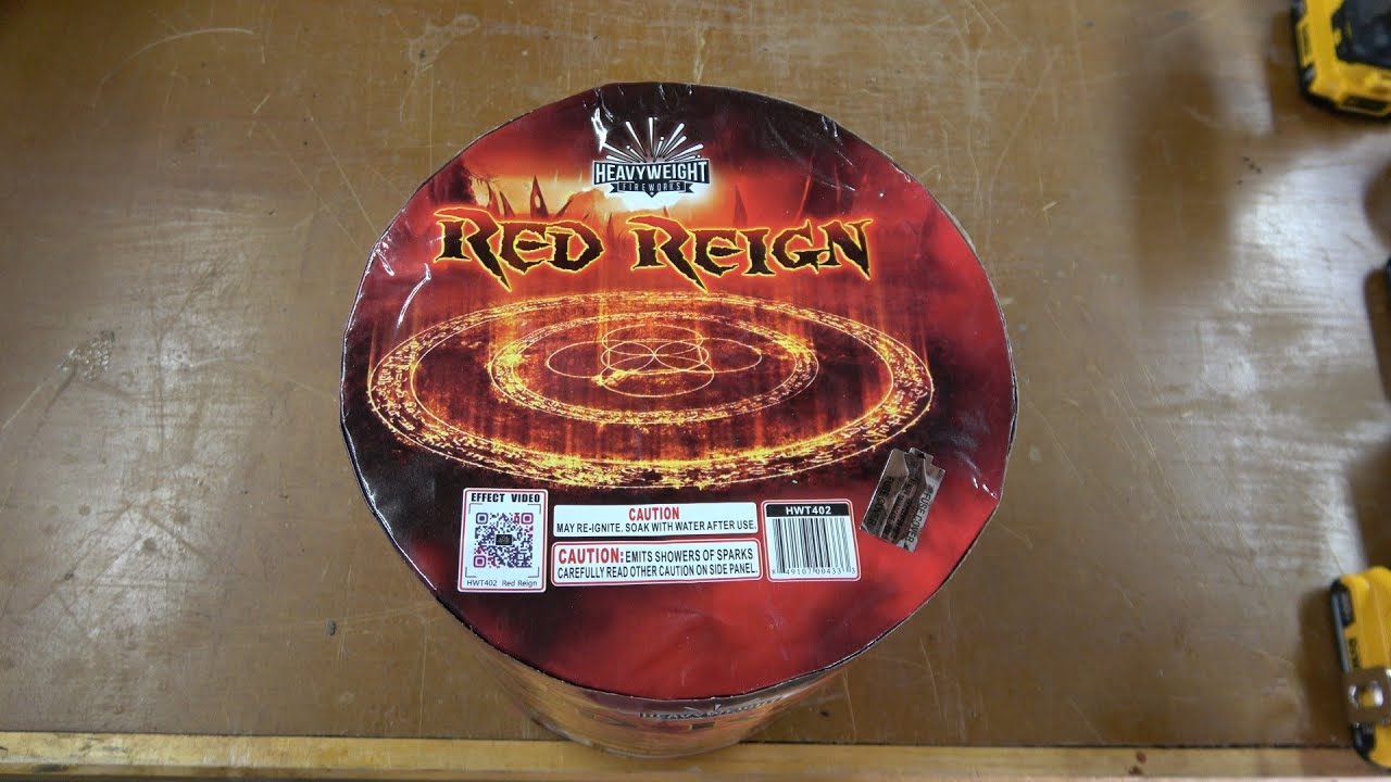 Red Reign by Heavyweight, American Wholesale Fireworks housebrand - YouTube