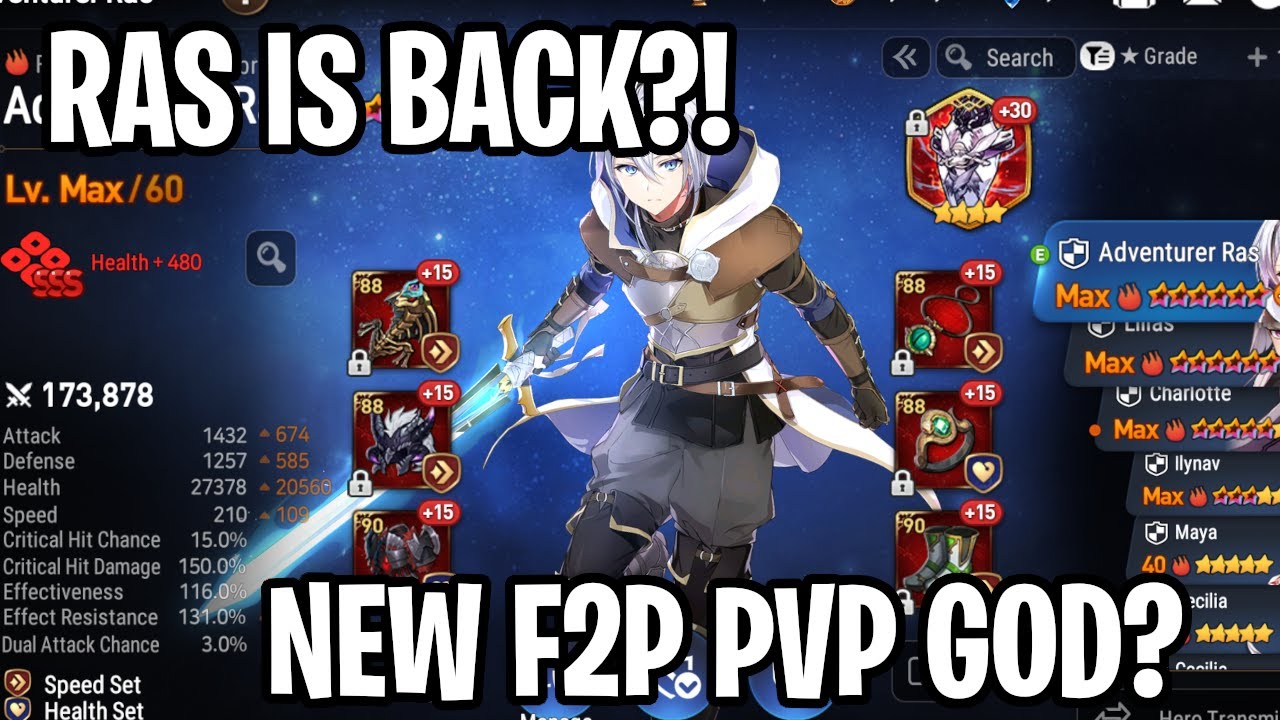 Adventurer Ras Buff Is...? [Epic Seven] - YouTube