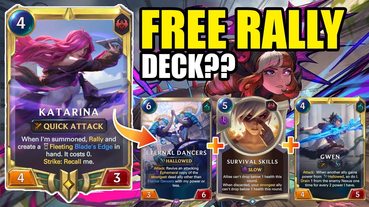 OMG!! This deck was INCREDIBLE making Free Rally... - YouTube