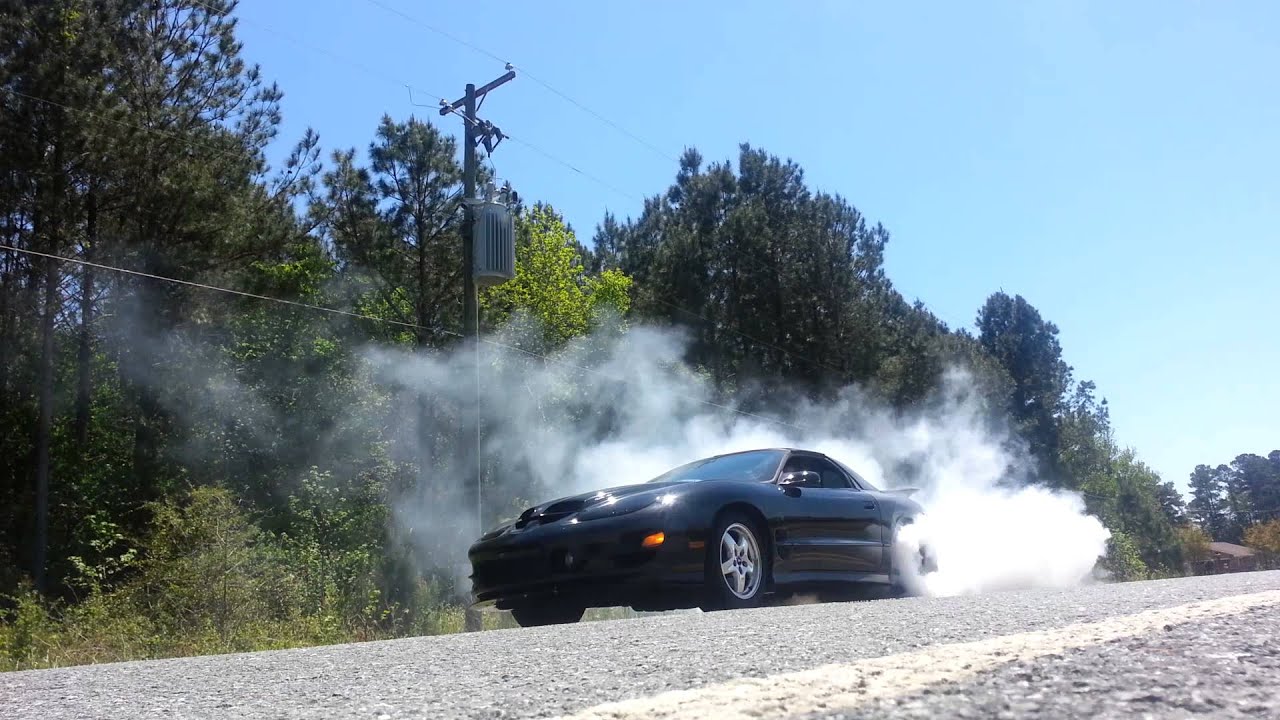 02 trans am ws6 burnout - YouTube