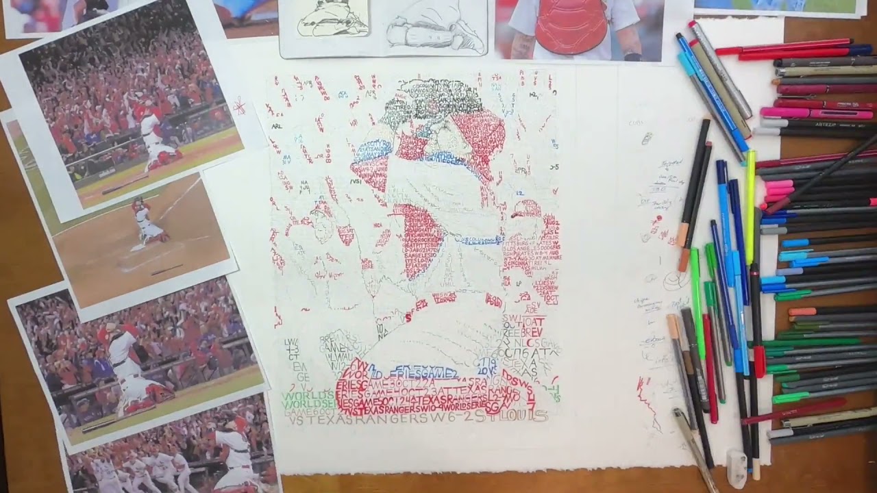 St Louis Cardinals Yadier Molina Coloring Pages
