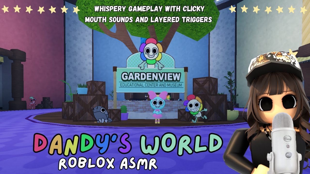 Roblox ASMR 🌻 Dandy’s World ~ Tingly Whispers, Layered Mouth Sounds ...