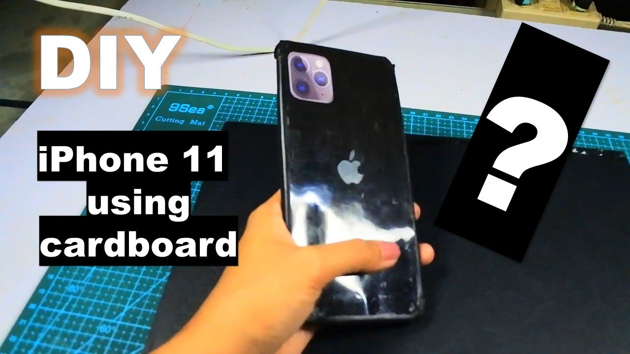 iPhone 11 Cardboard| DIY iphone 11 using Cardboard - YouTube