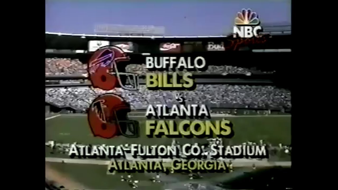 1989-11-05 Buffalo Bills vs Atlanta Falcons(Kelly vs Miller) - YouTube