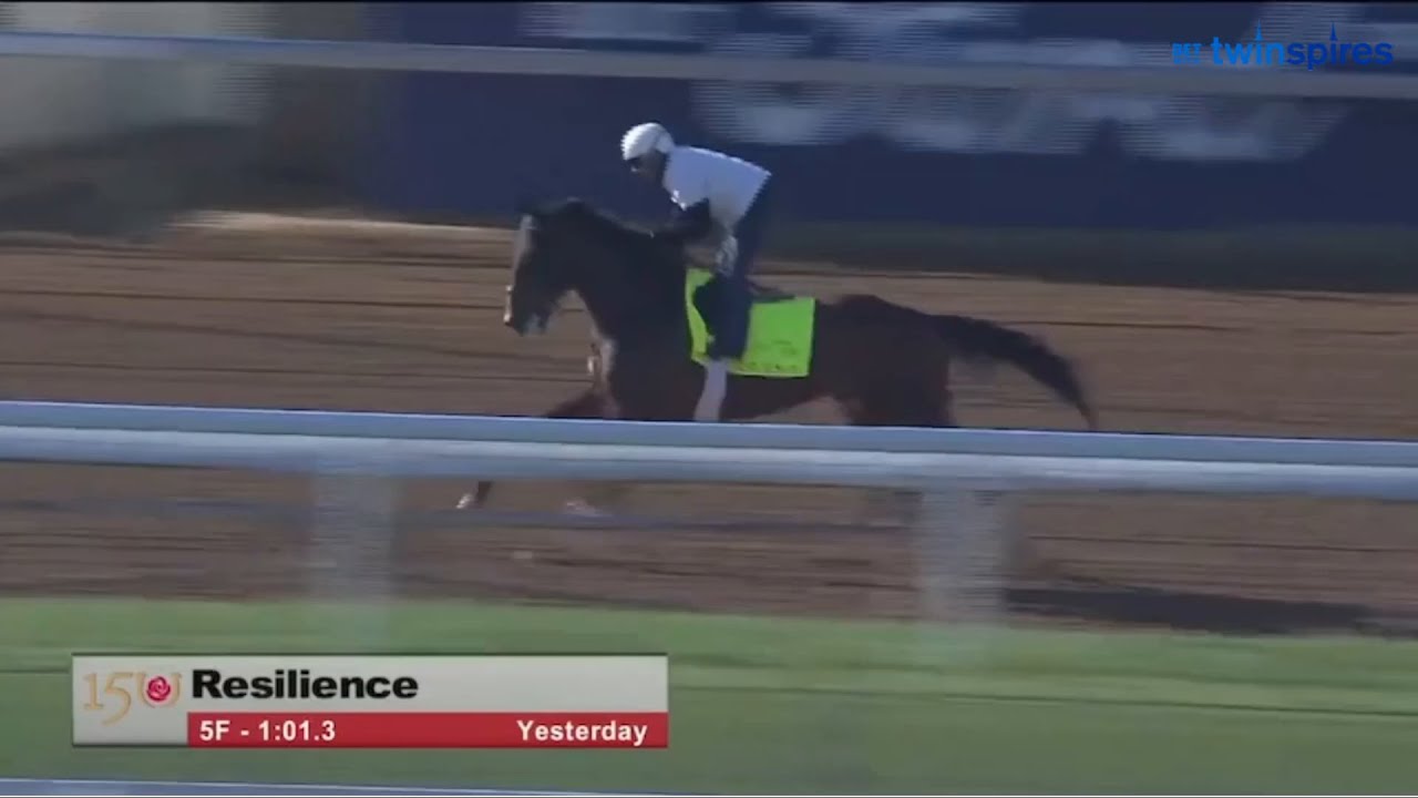 Resilience 5 furlong workout at Churchill Downs - April 22 - YouTube