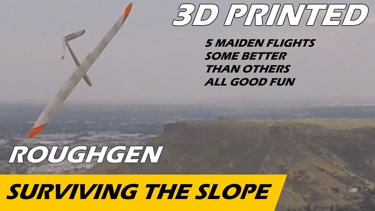 Surviving the Slope - 5 Maiden Flights of 3D printed slope gliders from ...