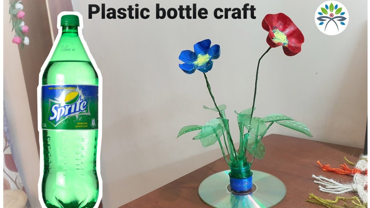 Sprite bottle craft|Creativity during lockdown| Best of waste project ...