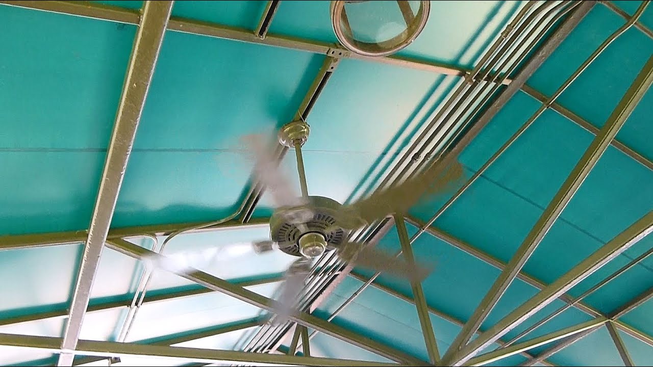Ceiling Fans at a Ferry Stop - YouTube