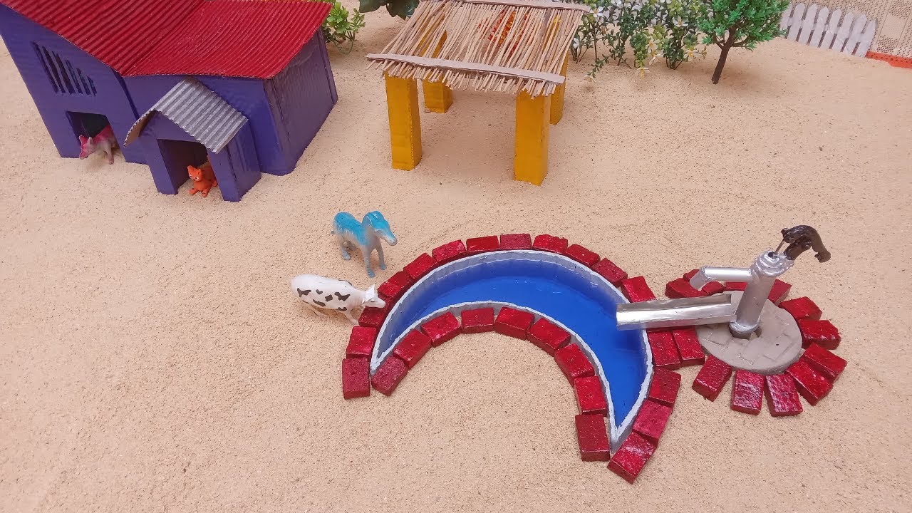 how to make cow shed science project |house of animals | cow shed#4 ...