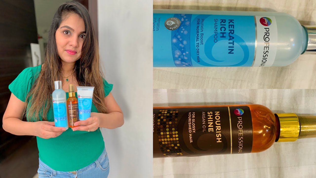 Godrej Professional keratin Rich Shampoo & Mask review with Argan oil ...