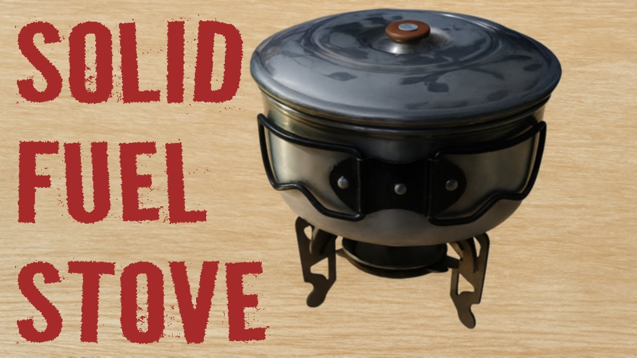 Meta 75 solid fuel stove - YouTube