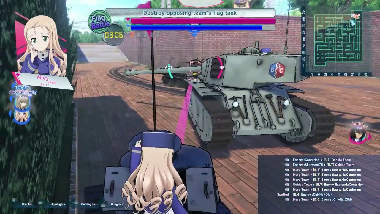 Girls und Panzer Dream Tank Match - Gameplay Walkthrough - Story Extra ...